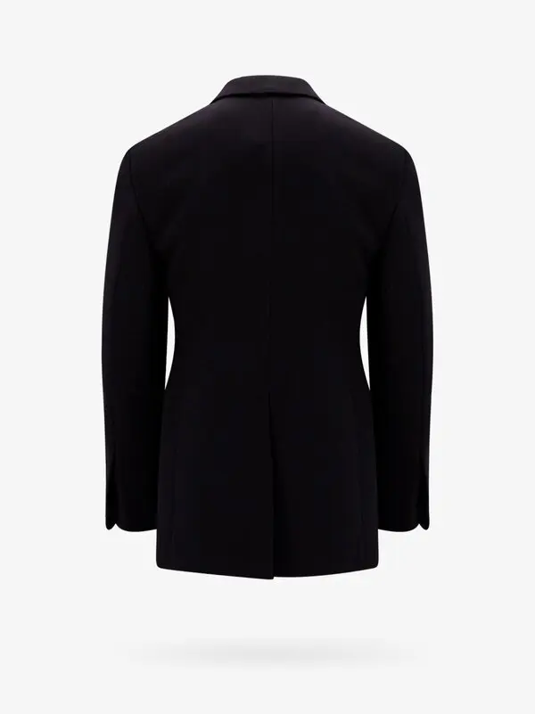 FERRAGAMO Wool Blazer With Satin Profiles