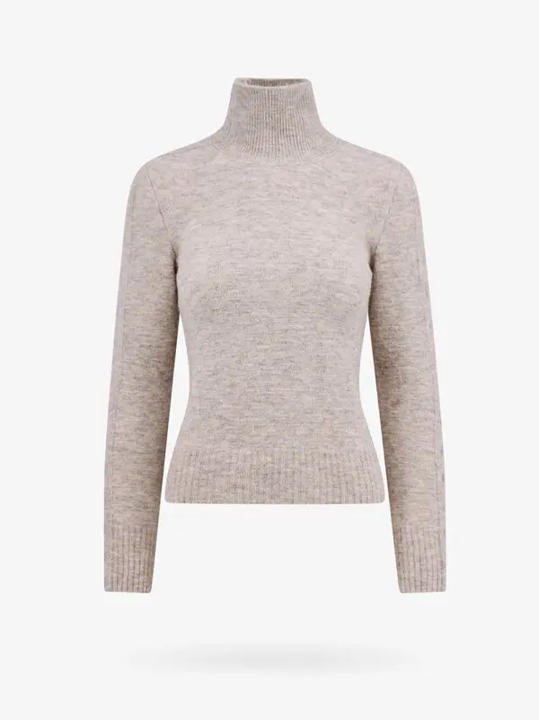 Isabel Marant Alpaca Blend Sweater With Metal Buttons
