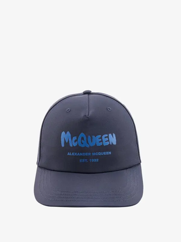 Alexander McQueen Logo Baseball Cap - Blue
