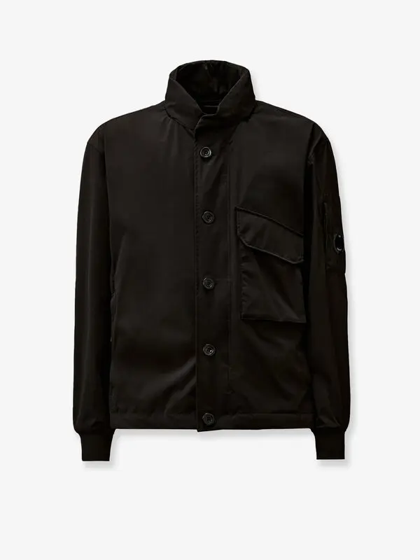 C.P. COMPANY Protek Jacket With Logo - Black