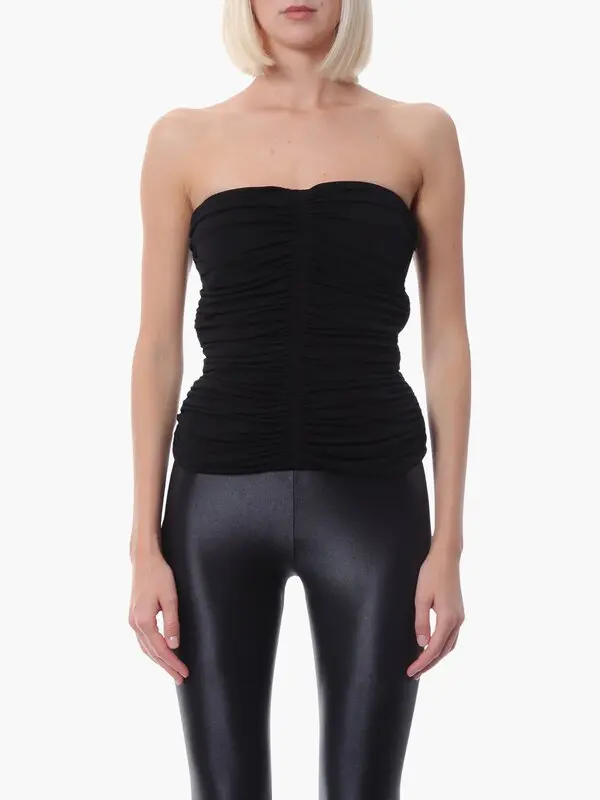 Saint Laurent Draped Viscose Top