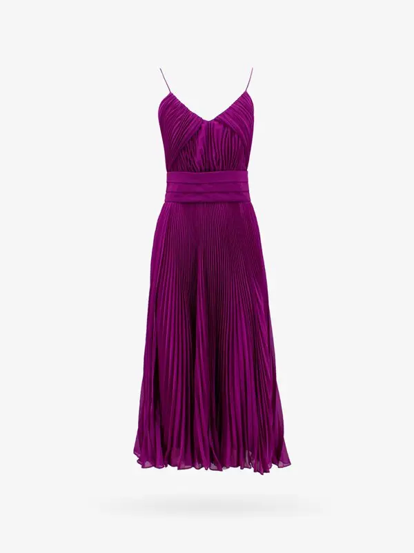 Max Mara Flared Pleated Dress