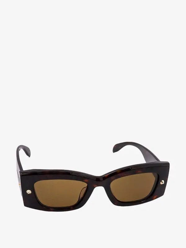 Alexander McQueen Acetate Rectangle Sunglasses