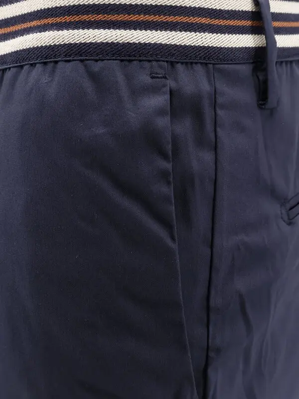 NUGNES 1920 Regular Fit Cotton Blend Shorts