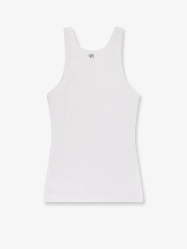 TOTEME Ribbed Cotton Tank Top