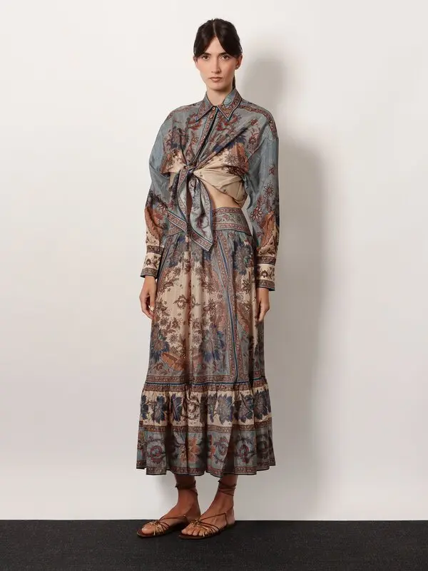 Zimmermann Ascension Manstyle Silk Shirt