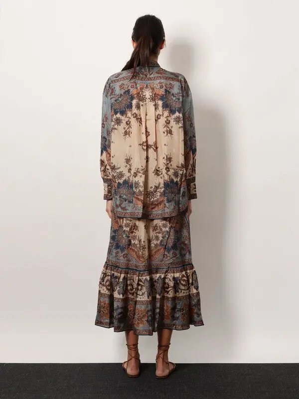 Zimmermann Ascension Manstyle Silk Shirt