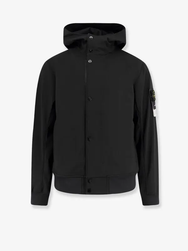 Stone Island Light Soft Shell-r E.dye® Technology Jacket - Black