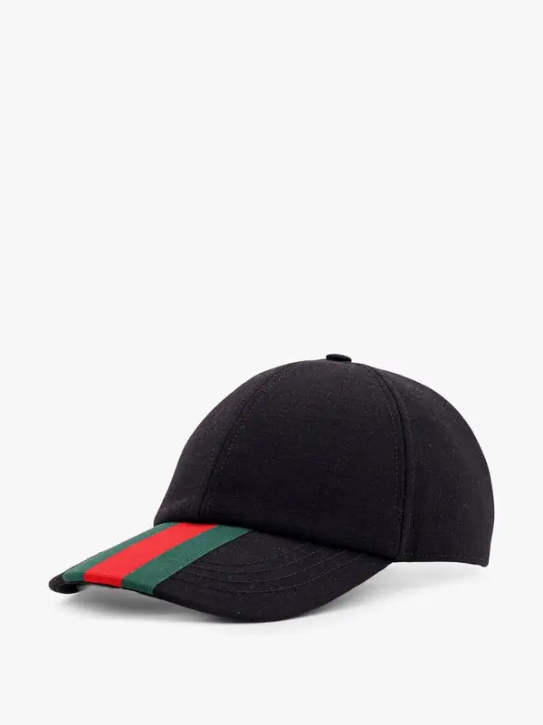 Gucci Visor Cap With Web Detail