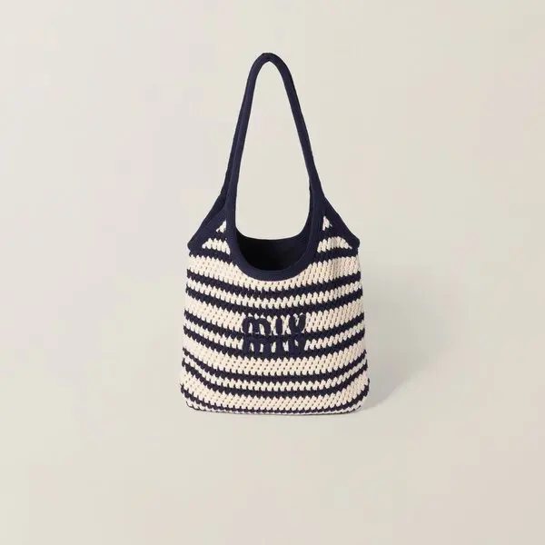 Miu Miu Ivy Crochet Tote Bag