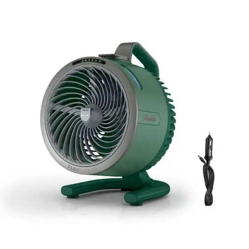 SHARK Flexbreeze Hydrogo Misting Portable Fan & Car Charger - Spruce