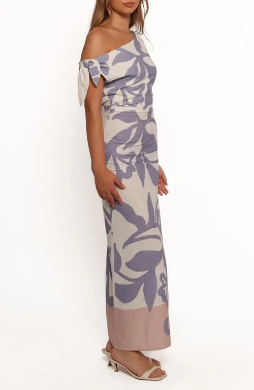 PETAL & PUP Ally Asymmetric Neck Dress
