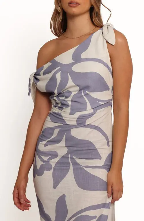 PETAL & PUP Ally Asymmetric Neck Dress