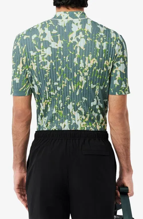 Lacoste Print Rib Polo