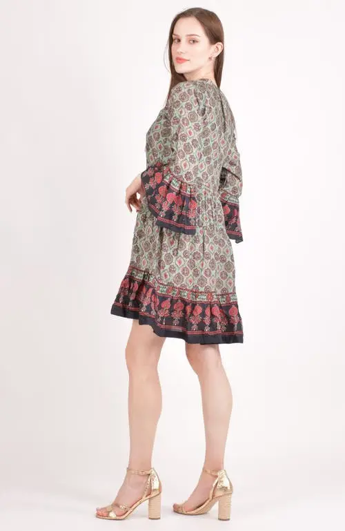 RAAS Juniper Ajrakh Print Mini Dress