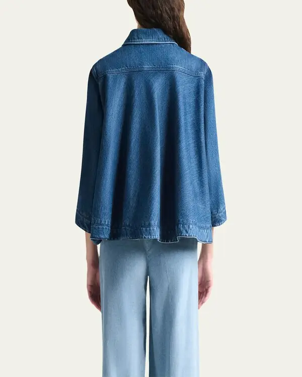 Altuzarra Hayden Denim Double-breasted Jacket - Indigo