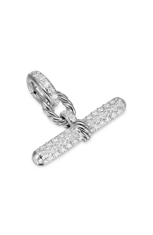 David Yurman Madison® Toggle Pendant - Diamond/ Silver