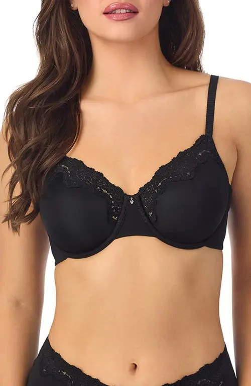 Le Mystère Lace Allure Underwire T-shirt Bra - Black