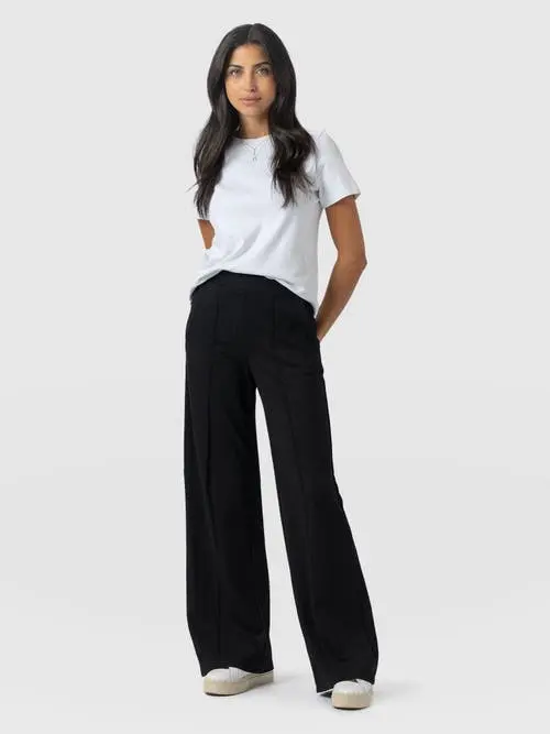 SAINT + SOFIA Keller Wide Leg Pant - Black