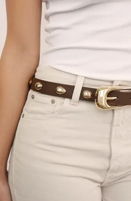 Ettika Studded Leather Belt