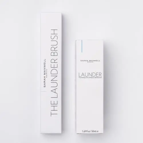 SARAH MAXWELL BEAUTY Launder Eye Makeup Remover & Brush Set