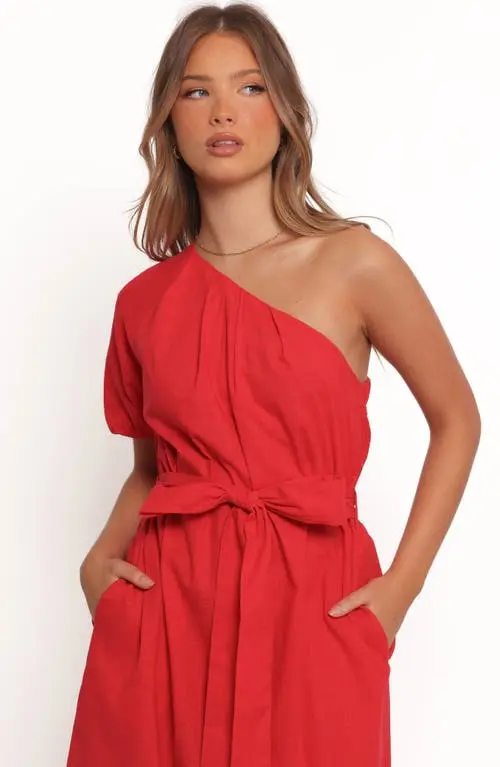 PETAL & PUP Roma One-shoulder Dress