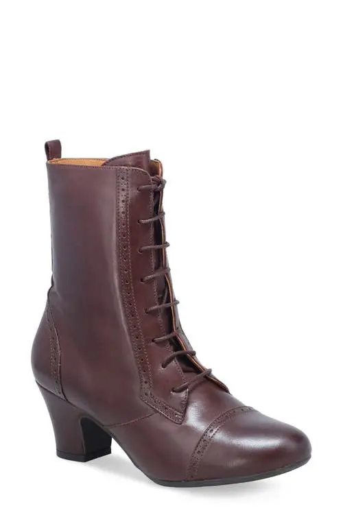Miz Mooz Flicka Leather Bootie - Brown