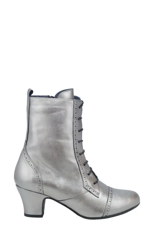 Miz Mooz Flicka Leather Bootie - Pewter