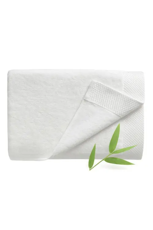 BEDVOYAGE Luxury Viscose Odor & Mildew Resistant Towel Collection - White