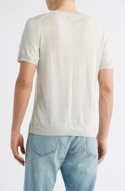 Rag & Bone Aulton Wool Blend T-shirt - Ivory