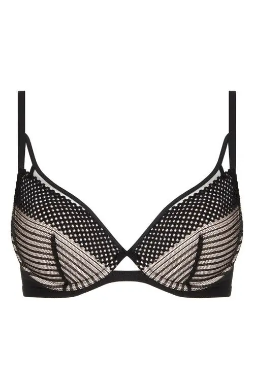 Chantelle Plunge Contour Underwire Bra - Black