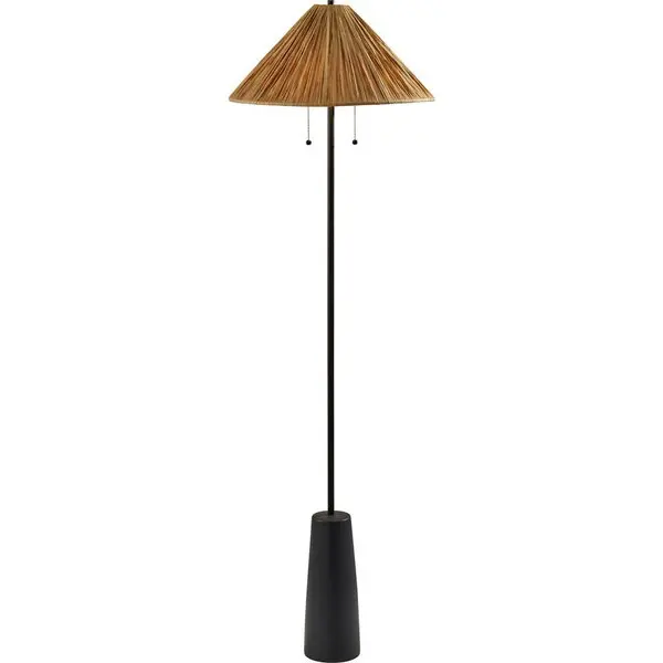 ADESSO Waylon Floor Lamp - Black
