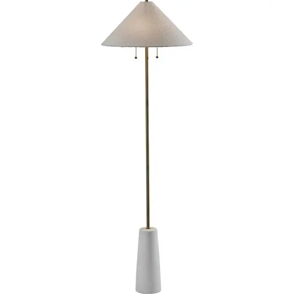ADESSO Waylon Floor Lamp - White