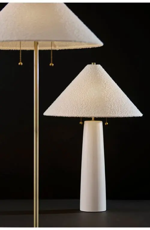 ADESSO Waylon Floor Lamp - White