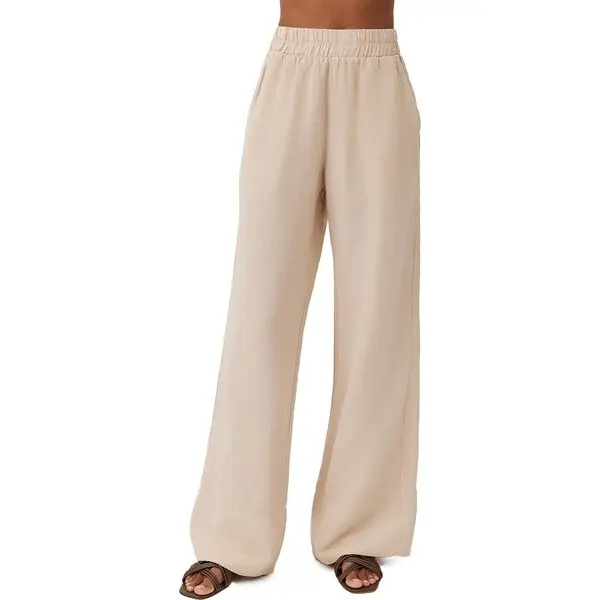 Bella Dahl Wide Leg Linen Blend Pants