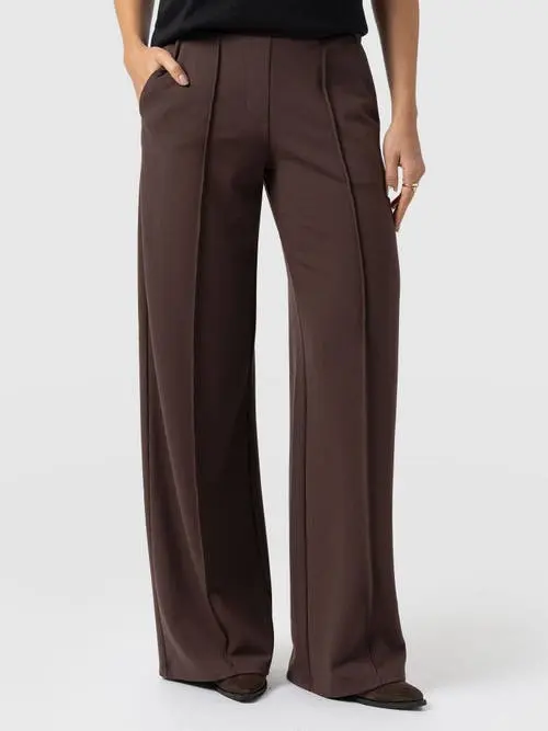 SAINT + SOFIA Keller Wide Leg Pant - Khaki