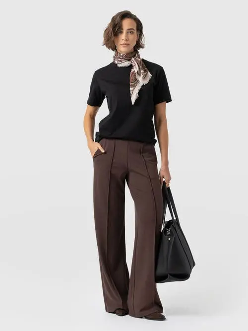 SAINT + SOFIA Keller Wide Leg Pant - Khaki
