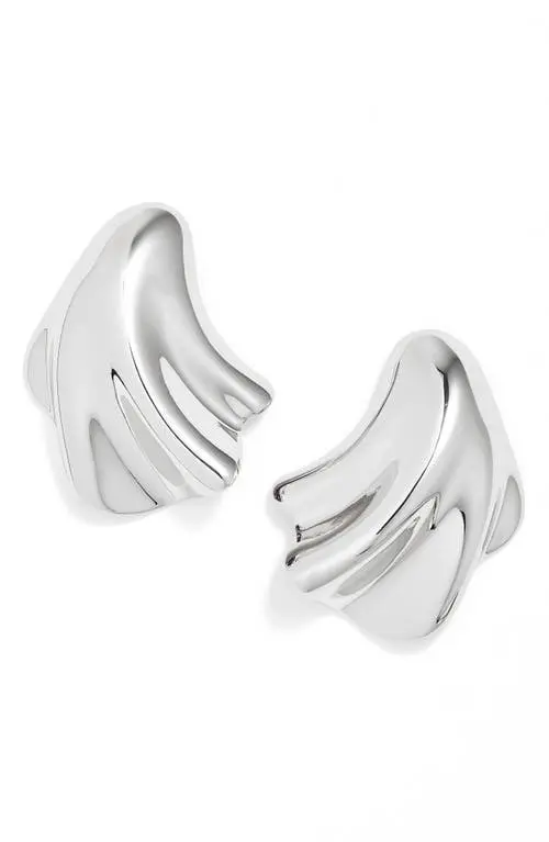 Jenny Bird Lydia Statement Earrings - High Polish Silver