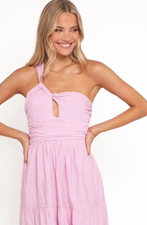 PETAL & PUP One-shoulder Maxi Dress