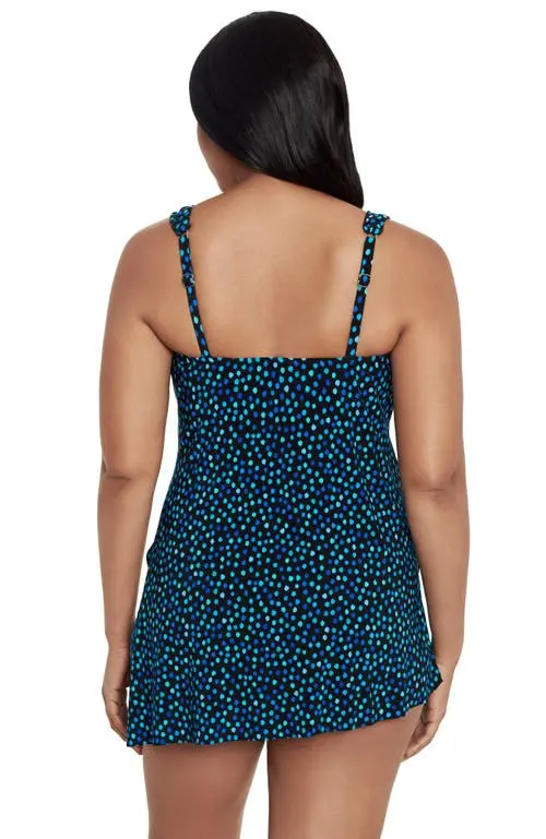 TRIMSHAPER Diana Surplice Side-tie Coverage Swimdress
