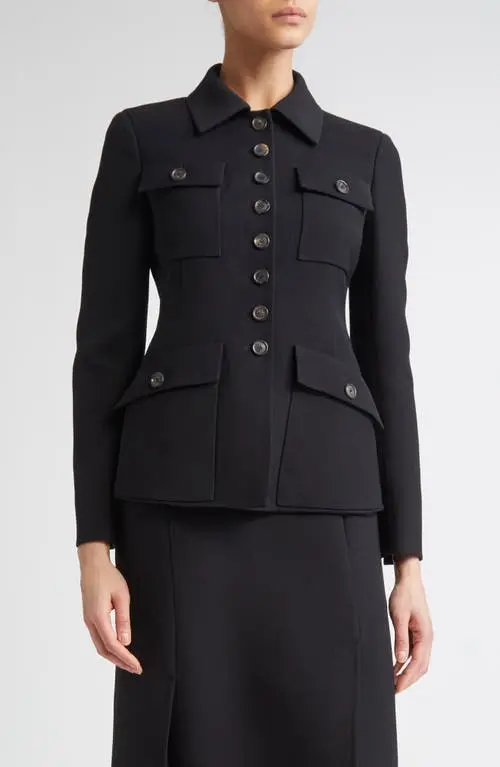 Akris Delia Virgin Wool Jacket