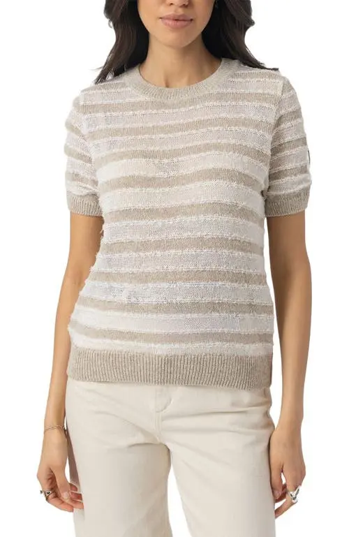 SAINT + SOFIA Fearne Knit Tee - Cream