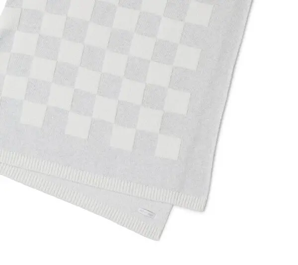 Barefoot Dreams Cozychic Cotton Checkered Throw 54'x72
