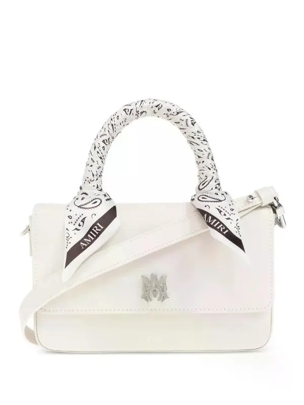Amiri Tote Bag With Bandana Handle - Neutrals