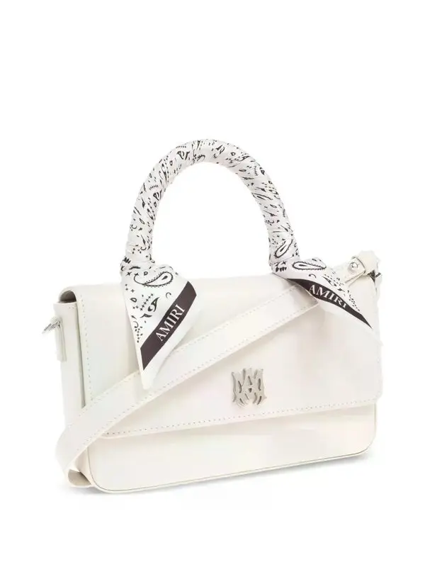 Amiri Tote Bag With Bandana Handle - Neutrals