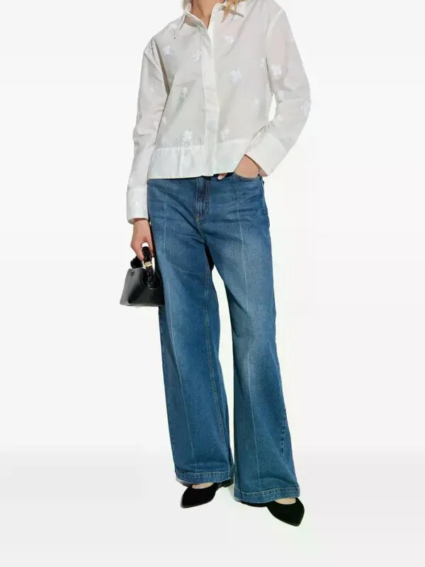 Munthe Kaseia Embroidered Button-up Shirt