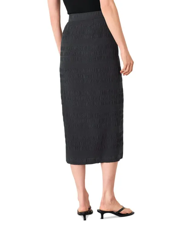 Whistles Sienna Plisse Midi Skirt