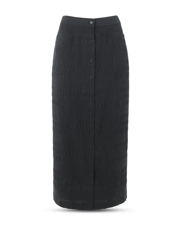 Whistles Sienna Plisse Midi Skirt