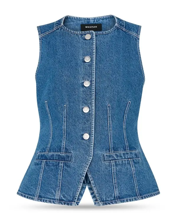 Whistles Slim Fit Waistcoat