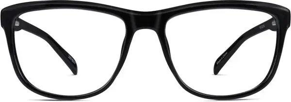 Zenni Classic Square Plastic Full Rim Eyeglasses - Black